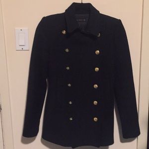 Zara | Jackets & Coats | Zara Soft Peacoat Military Style | Poshmark